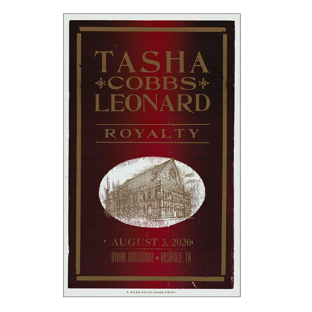 Tasha Cobbs Hatch Show Print Poster