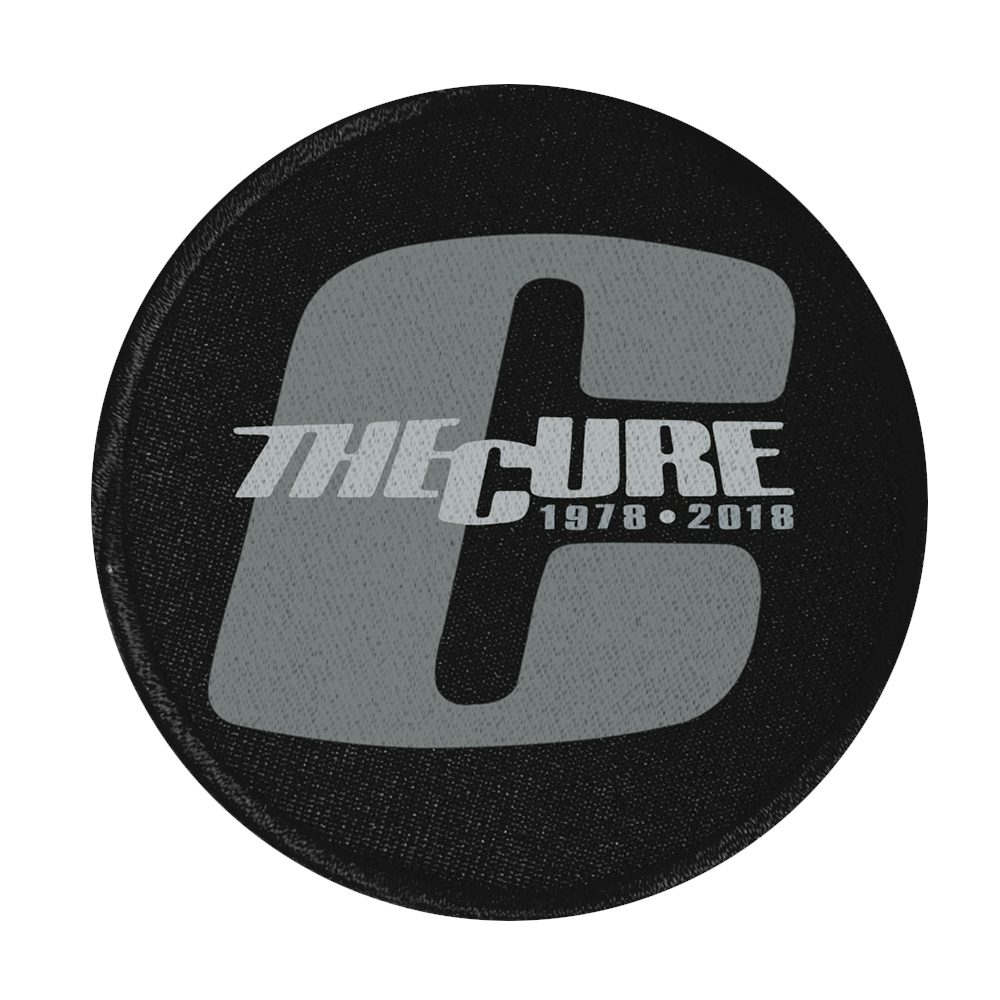The Cure 40 Years Embroidered Patch