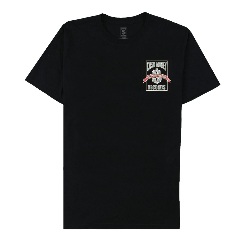 Cash Money Records Cash Money Split Logo Black T-Shirt
