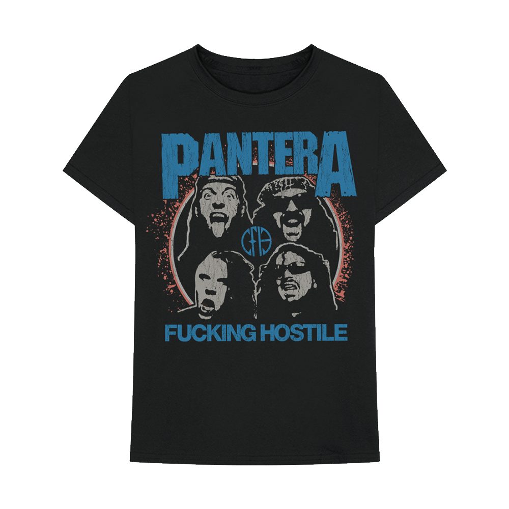 Pantera Four Face Hostile T-Shirt