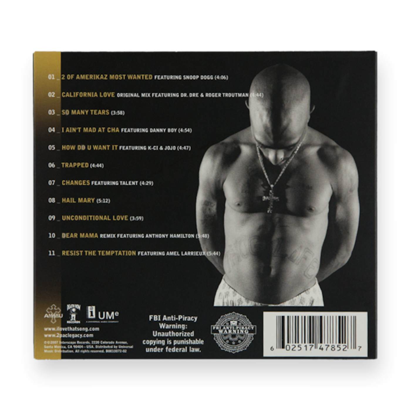 The Best of 2PAC - Part 1 Thug CD