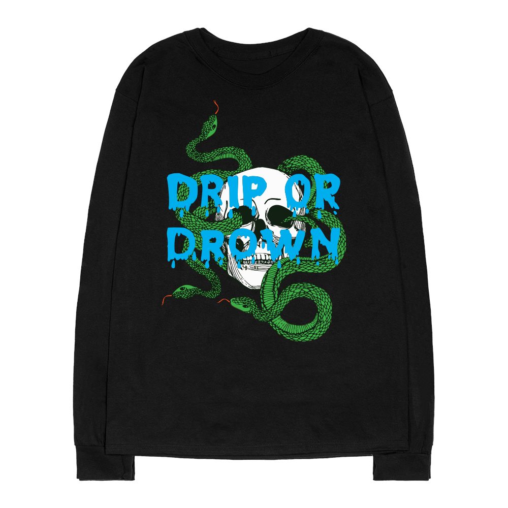 Gunna 3 Headed Snake Longsleeve (Black)