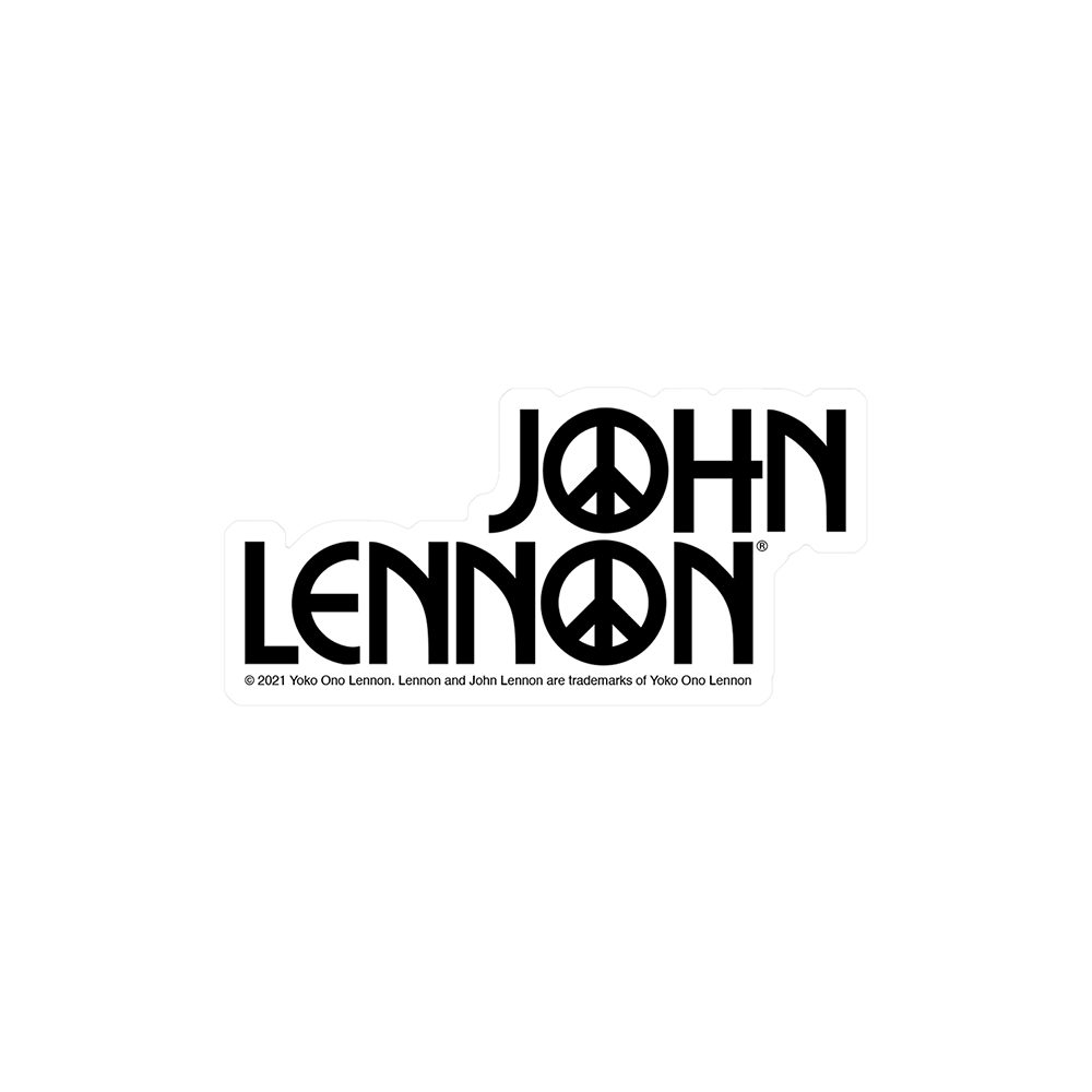 John Lennon Logo Sticker