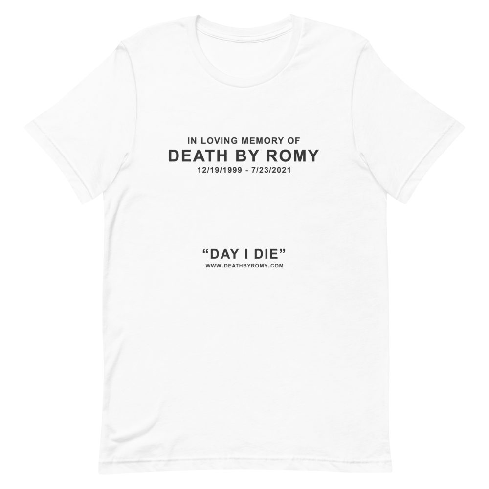 DeathbyRomy Shirts, DeathbyRomy Merch, DeathbyRomy Hoodies, DeathbyRomy ...