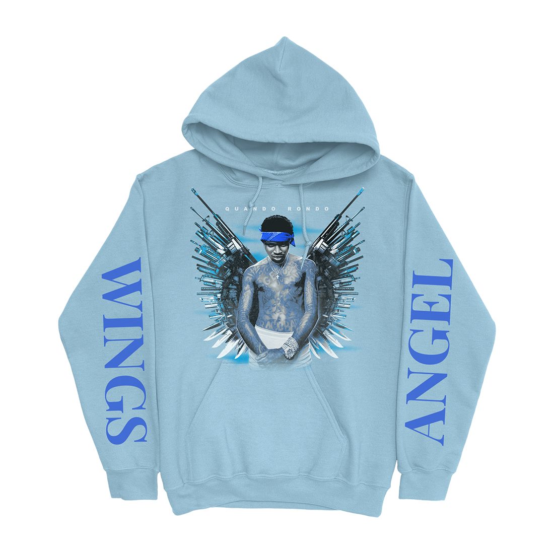 Quando Rondo Angel Wings Pullover Hoodie