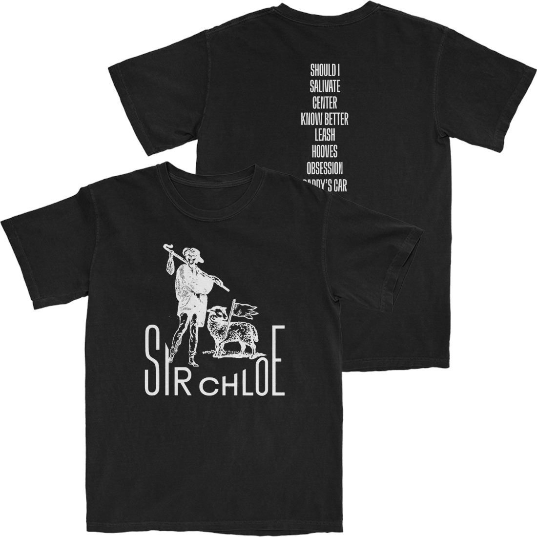 Sir Chloe Sheep Shepherd Tracklist Tee
