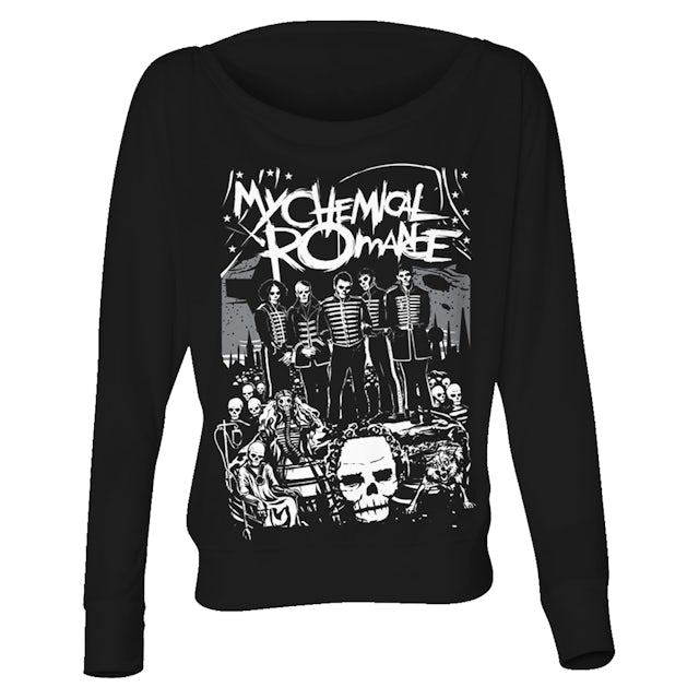 My Chemical Romance Skeleton Parade Long Sleeve Women’s T-shirt