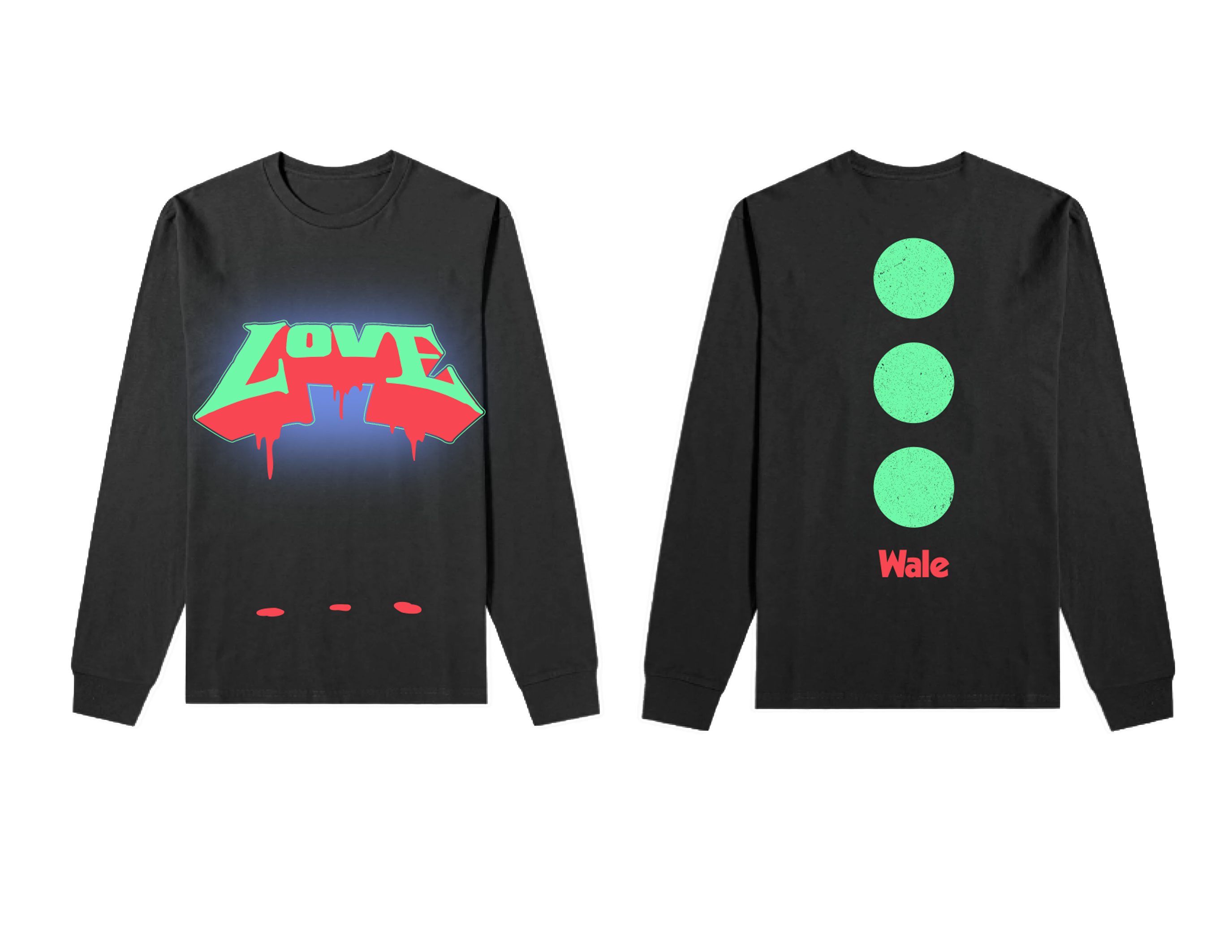 Wale Graffiti Love Long Sleeve T-Shirt