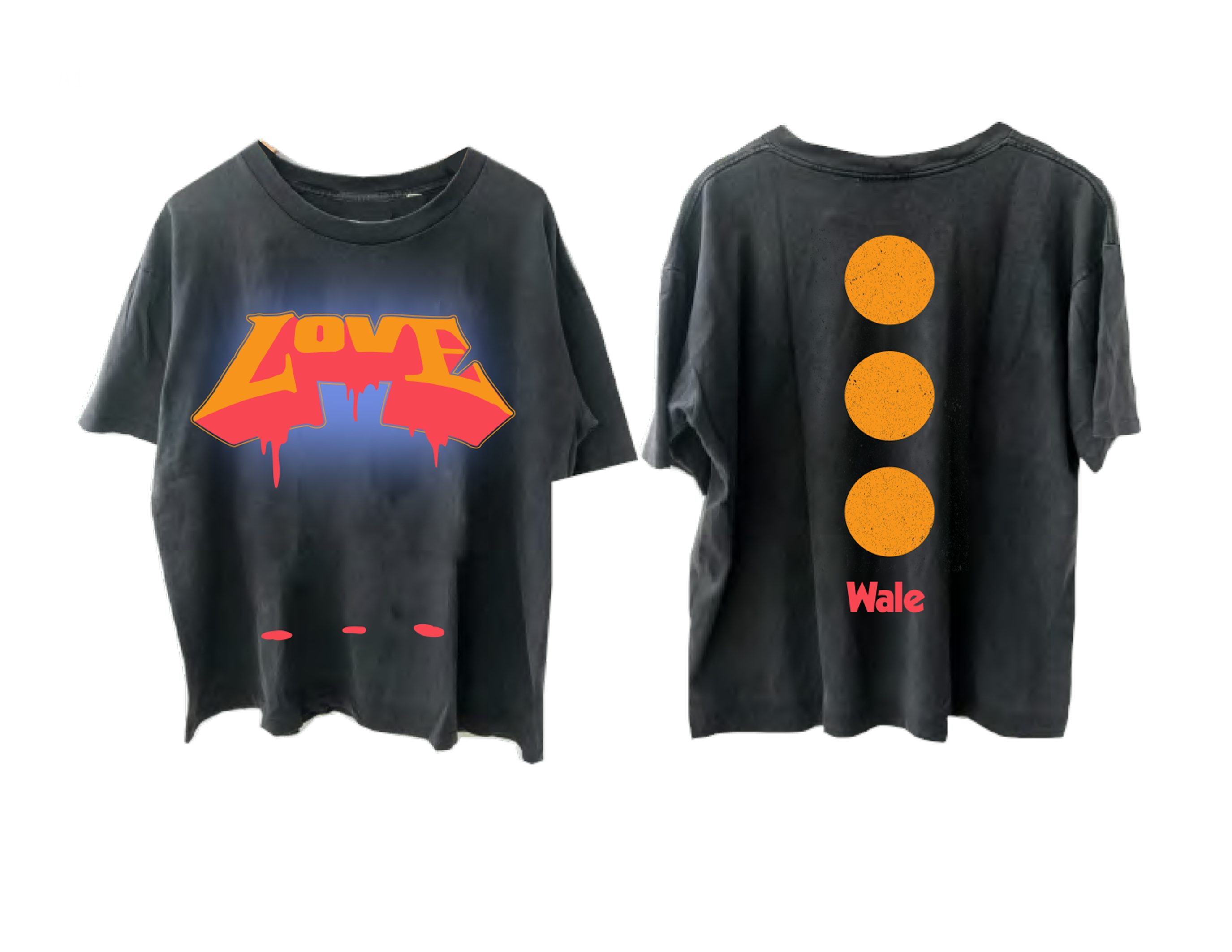 Wale Graffiti Love Vintage T-Shirt