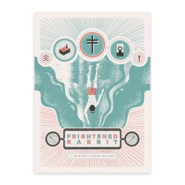 Frightened Rabbit Winter of Mixed Drinks Anniversary Poster