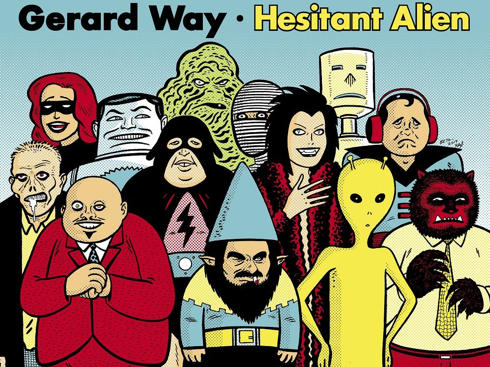 Gerard Way Gilbert’s Aliens Silkscreen Poster