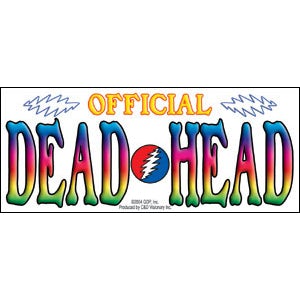 Grateful Dead Official Dead Head Sticker
