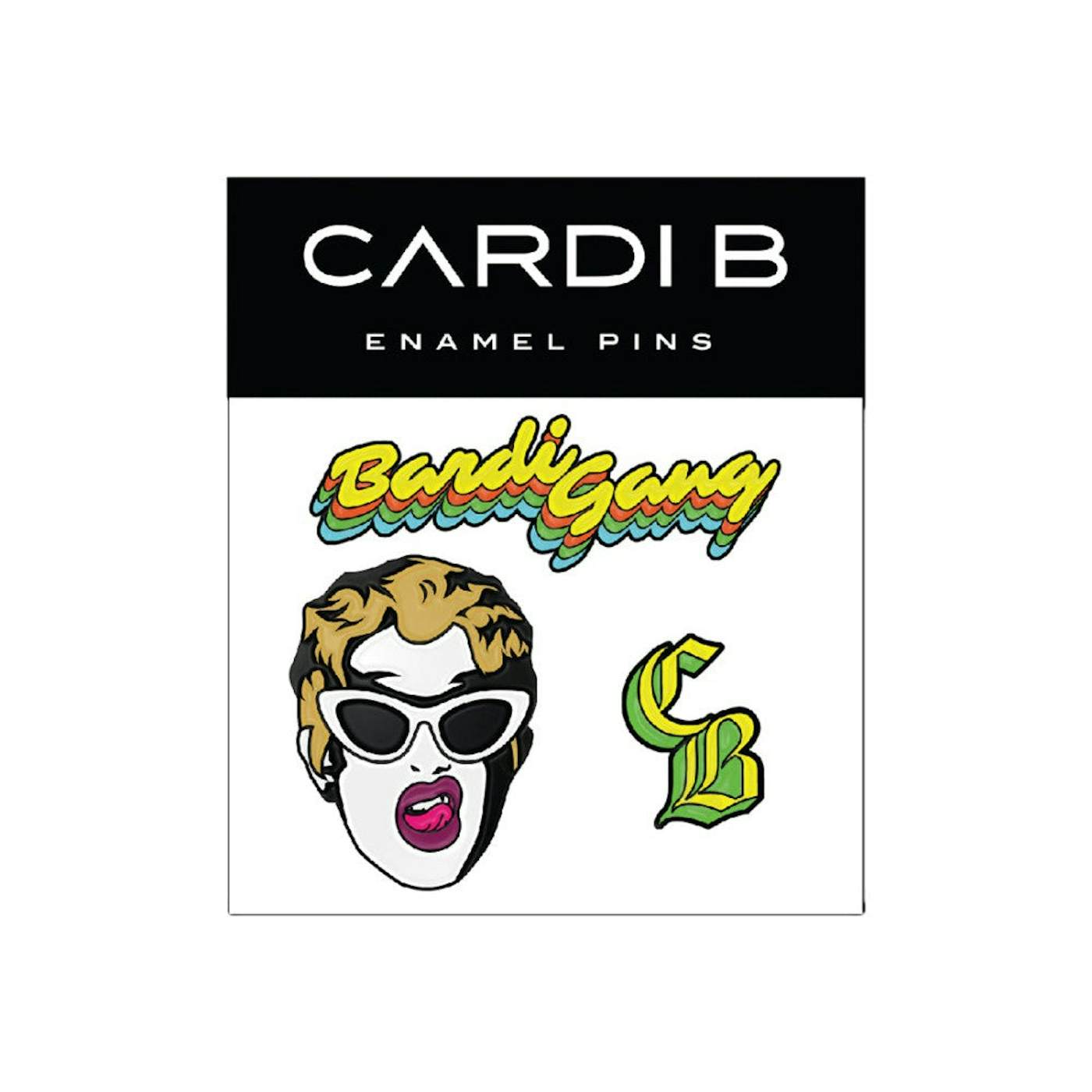 Cardi B Enamel Pin Set