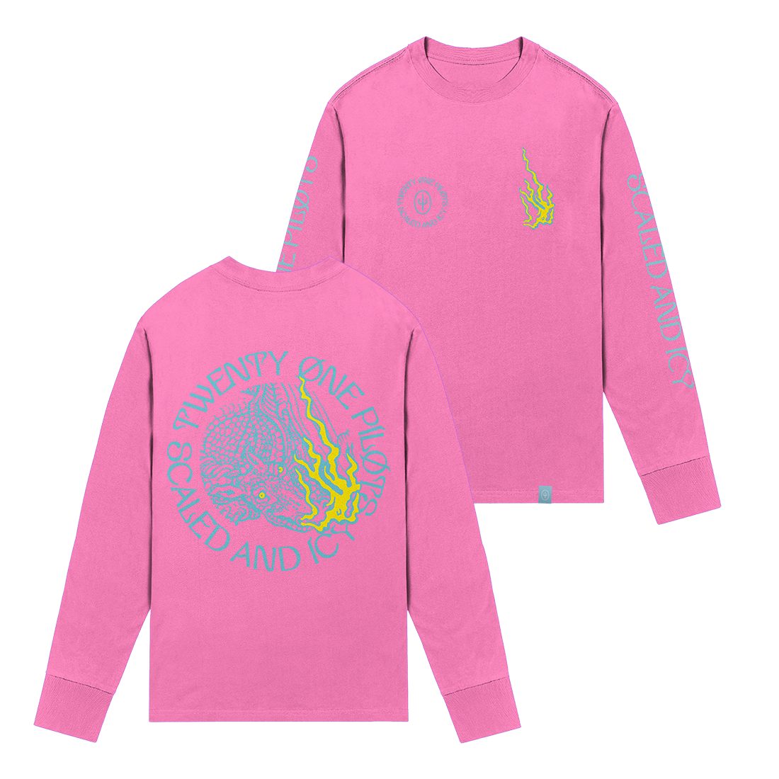 Twenty One Pilots Flame Dragon Long Sleeve T-Shirt
