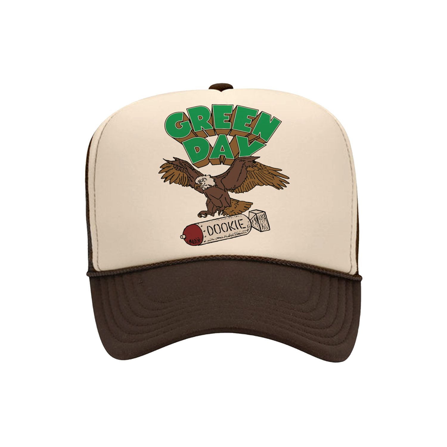 Green Day Dookie Eagle Trucker Hat