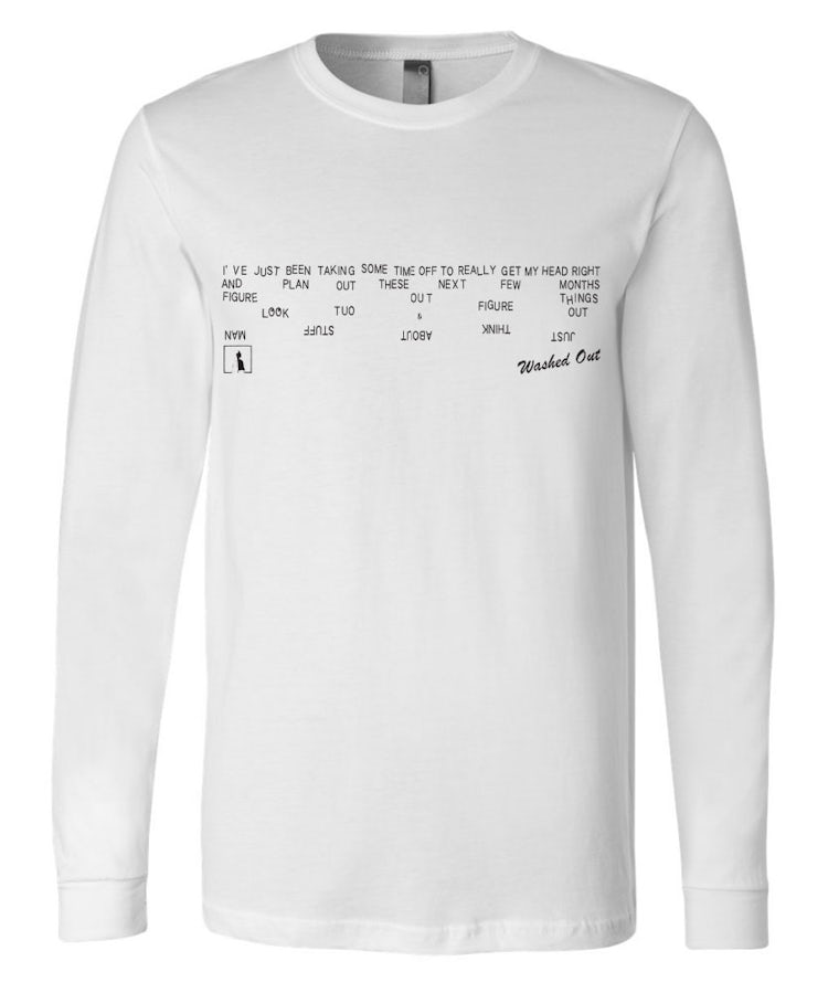 Washed Out Just Think L/S T-shirt