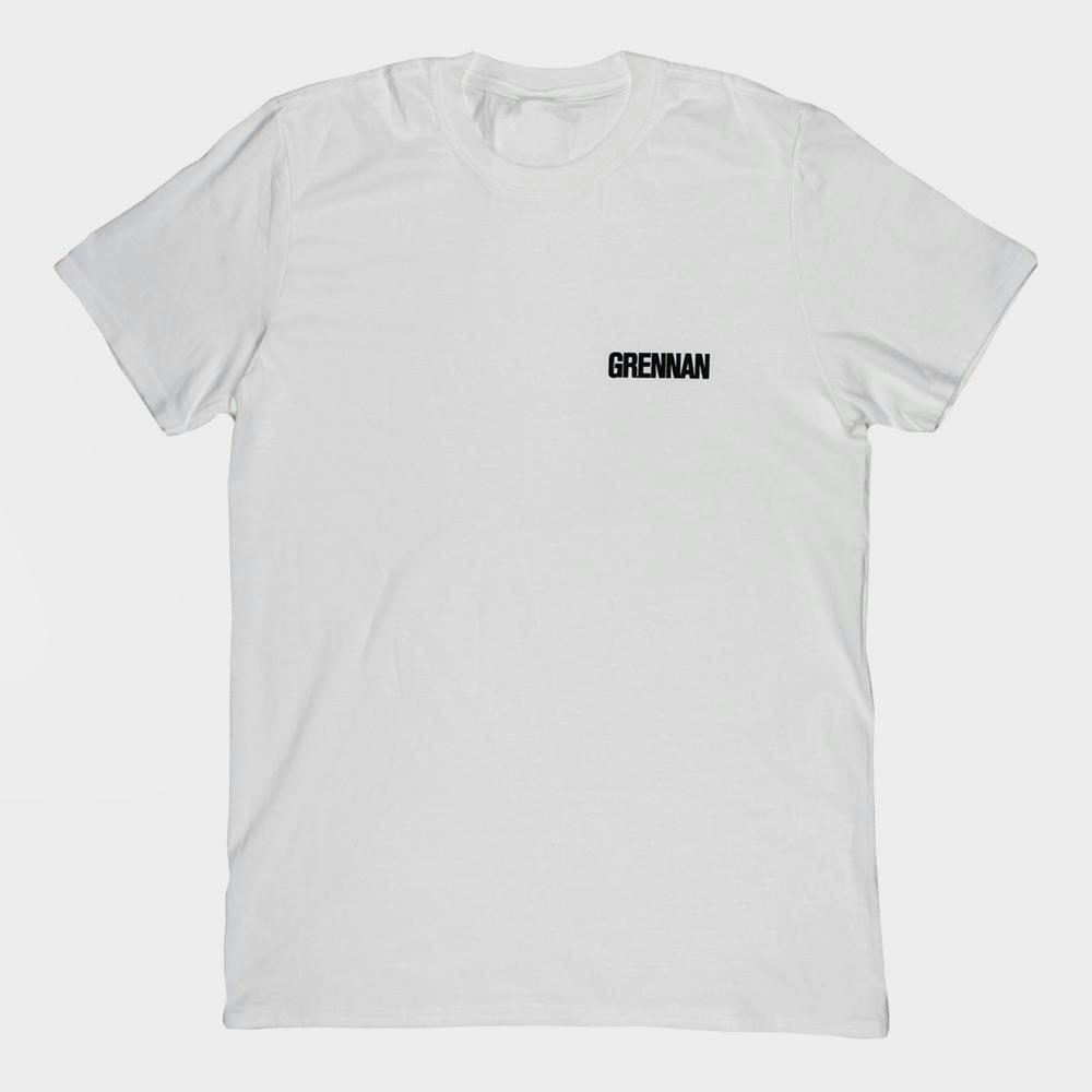 Tom Grennan GRENNAN LOGO WHITE T-SHIRT