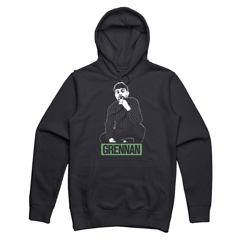 Tom Grennan GRENNAN LOGO BLACK HOODIE