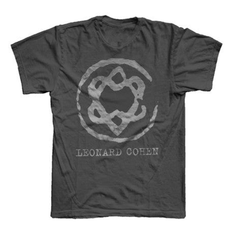 Leonard Cohen Grey Unified Heart T-Shirt