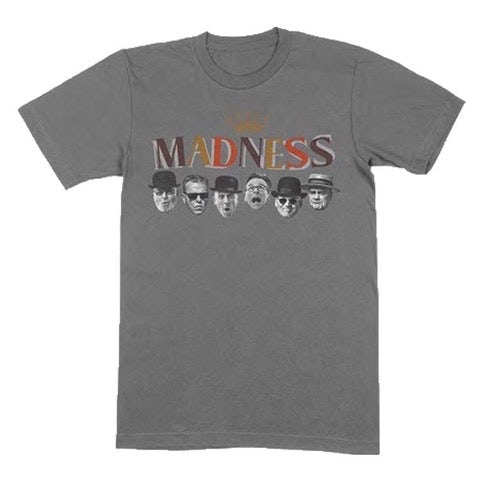 Madness Heads Charcoal T-Shirt