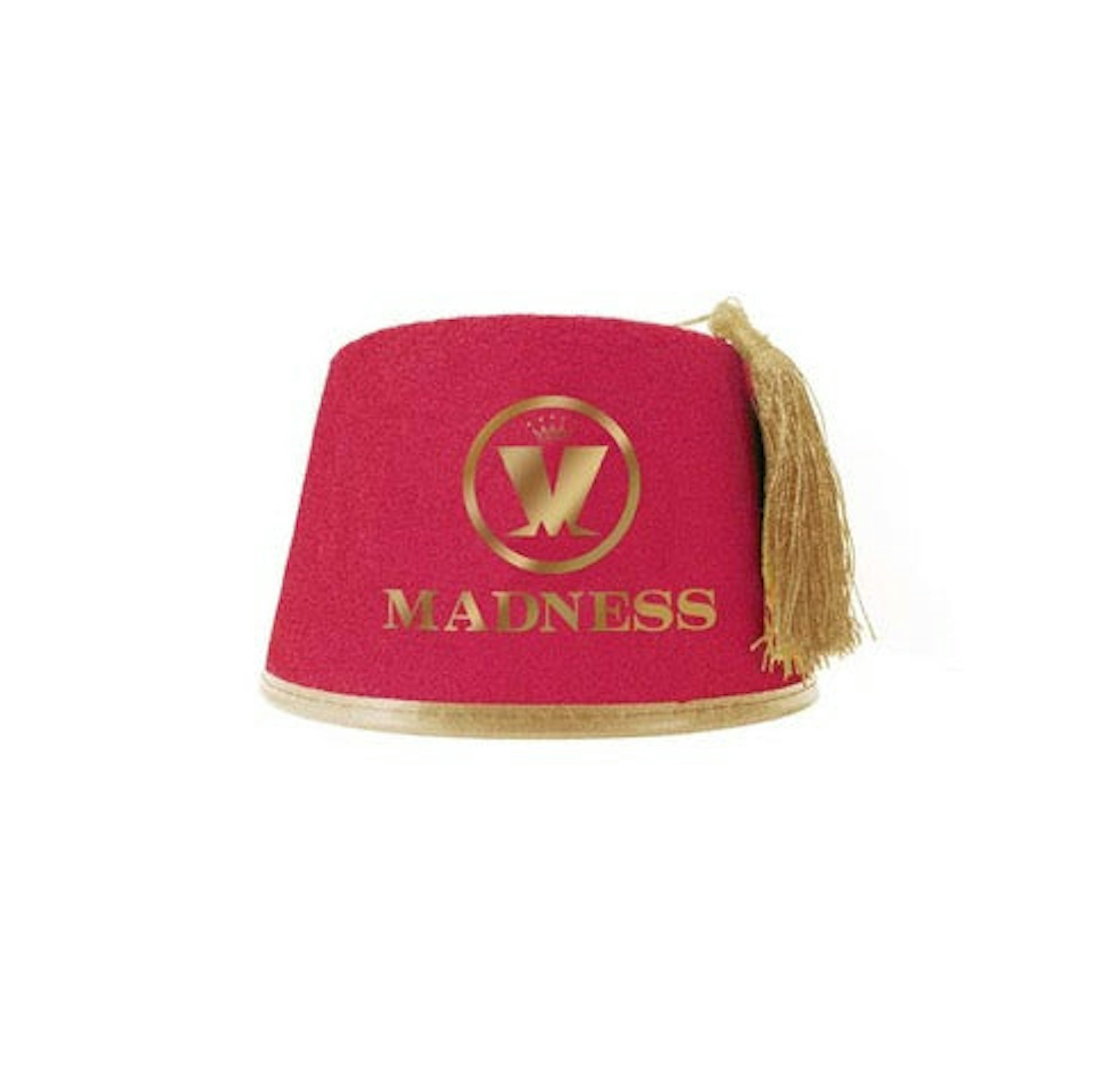 Madness Circle M Fez Hat Red
