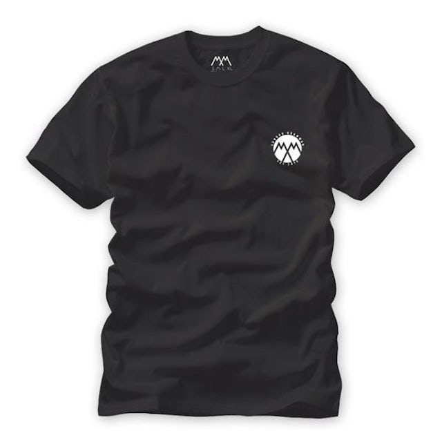 London Grammar EST. 2010 BREAST LOGO BLACK T-SHIRT