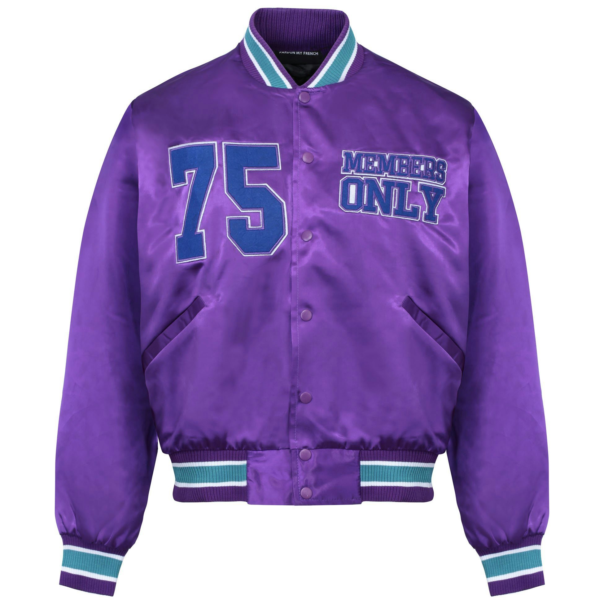 DJ Snake PARDON MY FRENCH PURPLE BOMBER JACKET