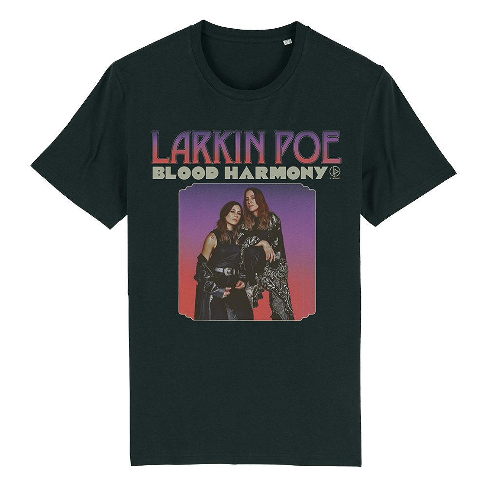 Larkin Poe BLOOD HARMONY BLACK TEE