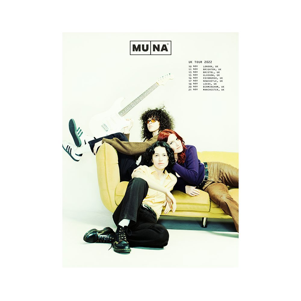 Signed MUNA UK Tour Poster