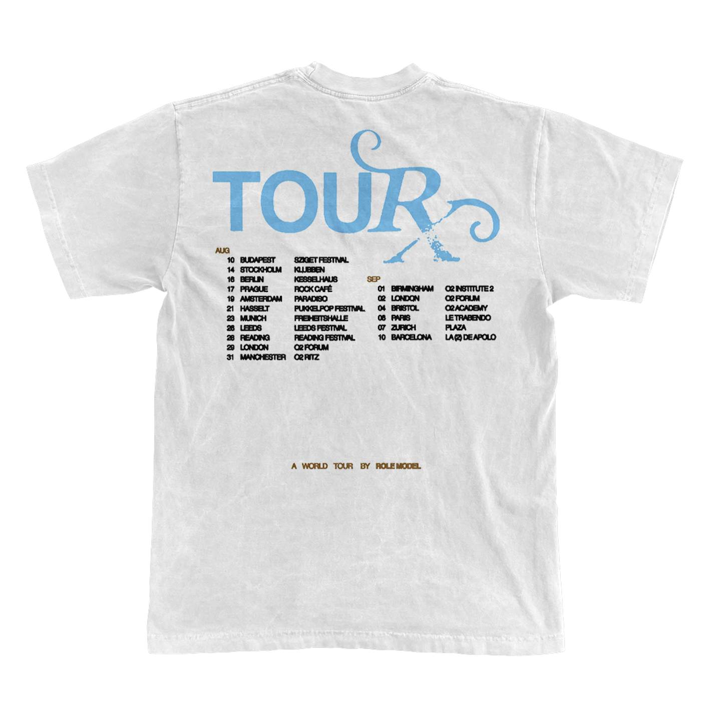 ROLE MODEL RX World Tour T-Shirt White