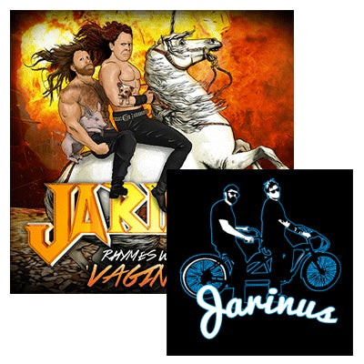 Jarinus - Jarinus Rhymes With Vaginus AUTOGRAPHED CD + Sticker