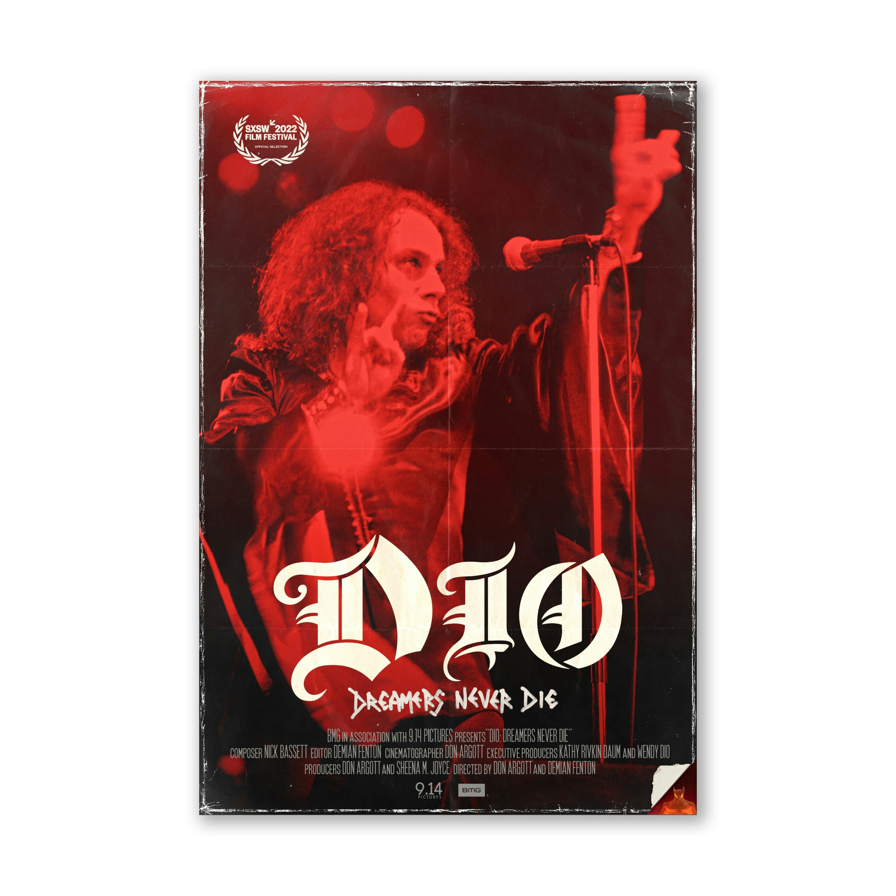 Dio - Dreamers Never Die - Limited Edition Screen Print Poster (PRESALE ...