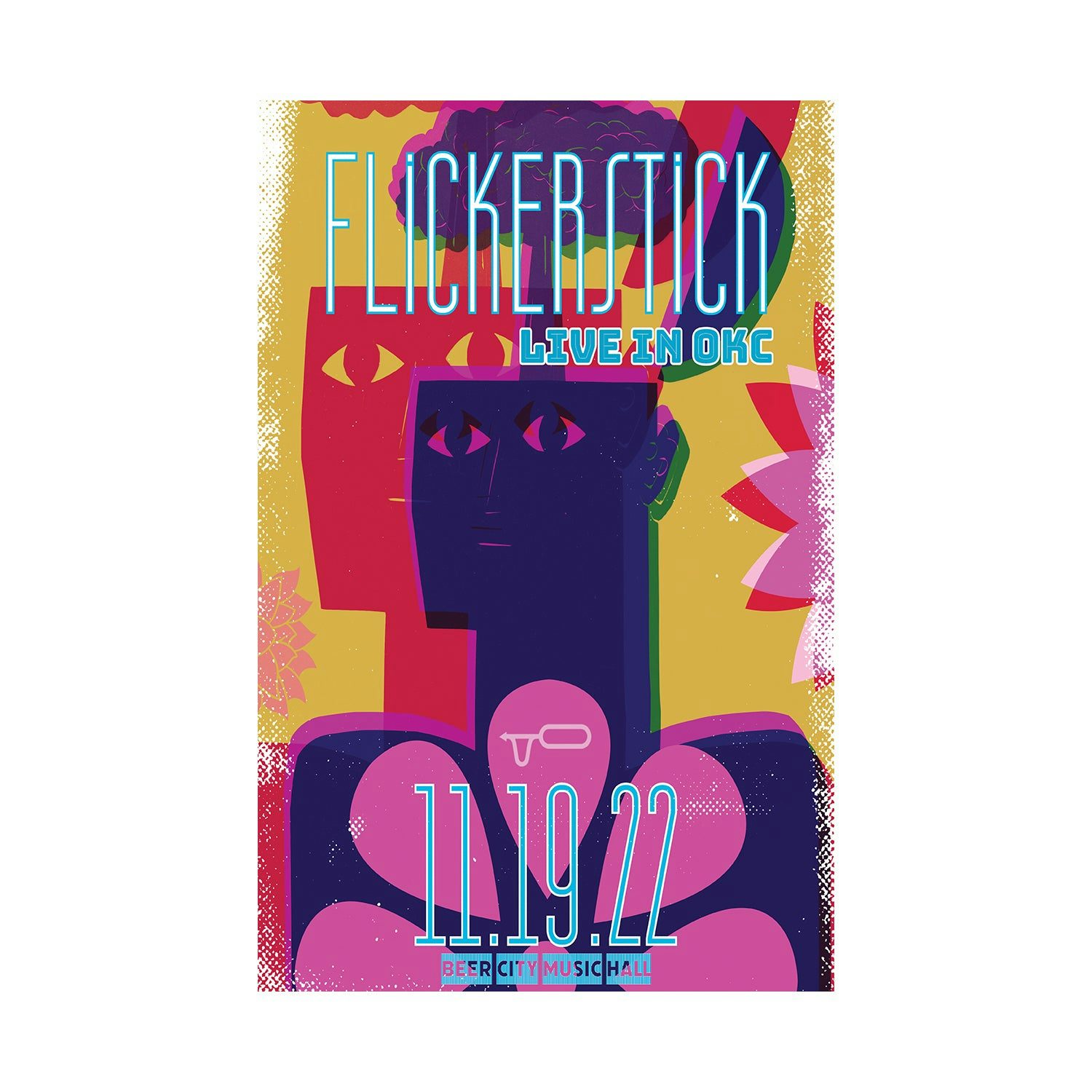 Flickerstick - Live in OKC 11-19-2022 Show Poster