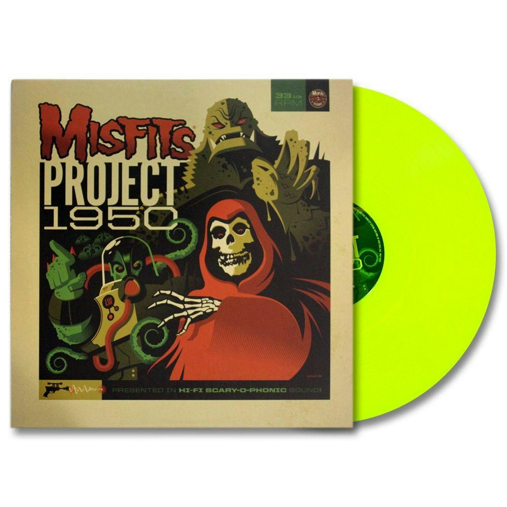 The Misfits Project 1950" (Expanded Edition) LP, Fluorescent Yellow ...