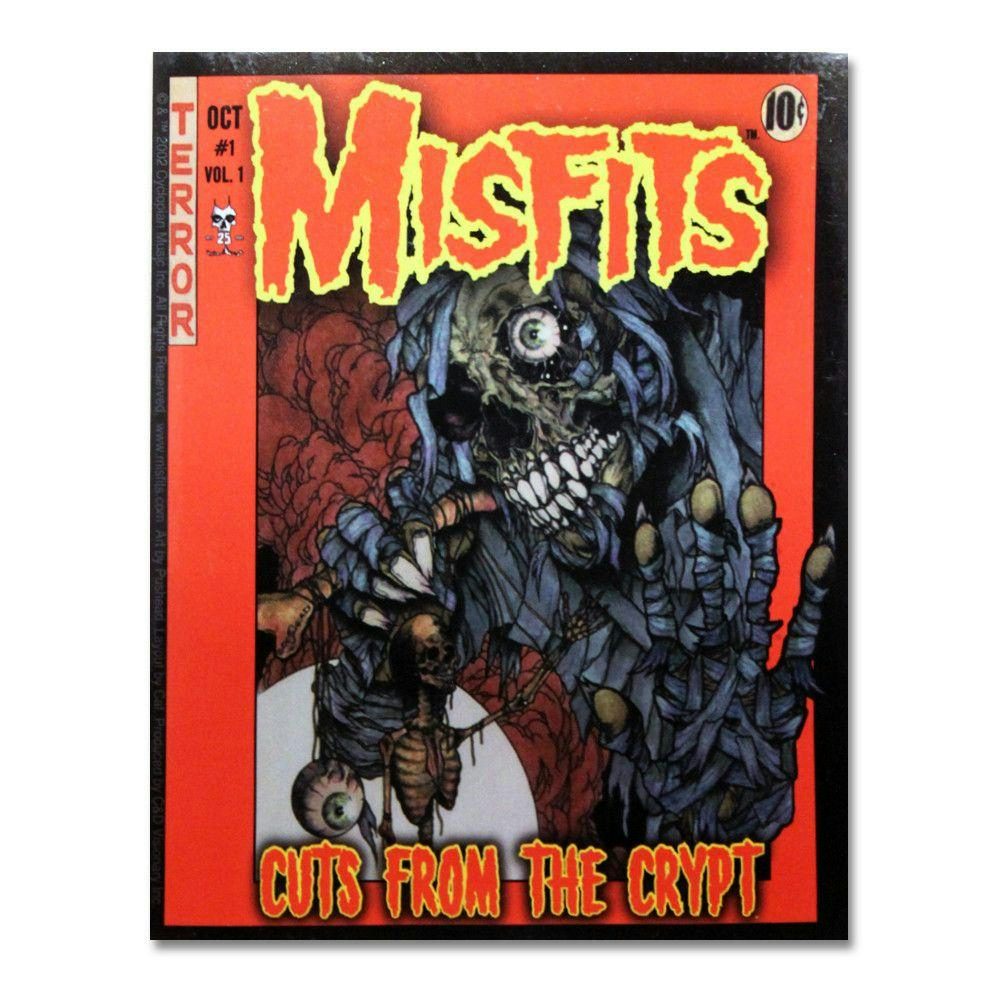 Misfits Cuts Comic Book Cover Sticker