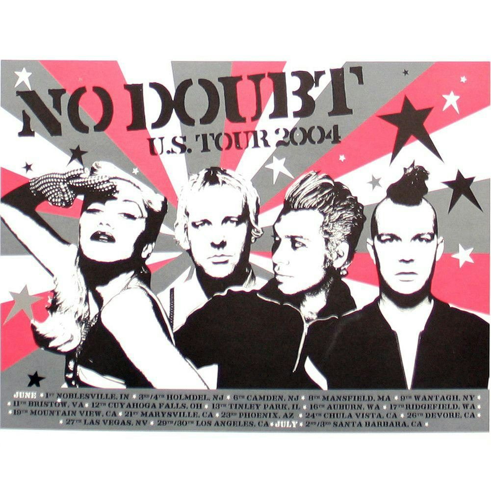 No Doubt 2004 US Tour Poster