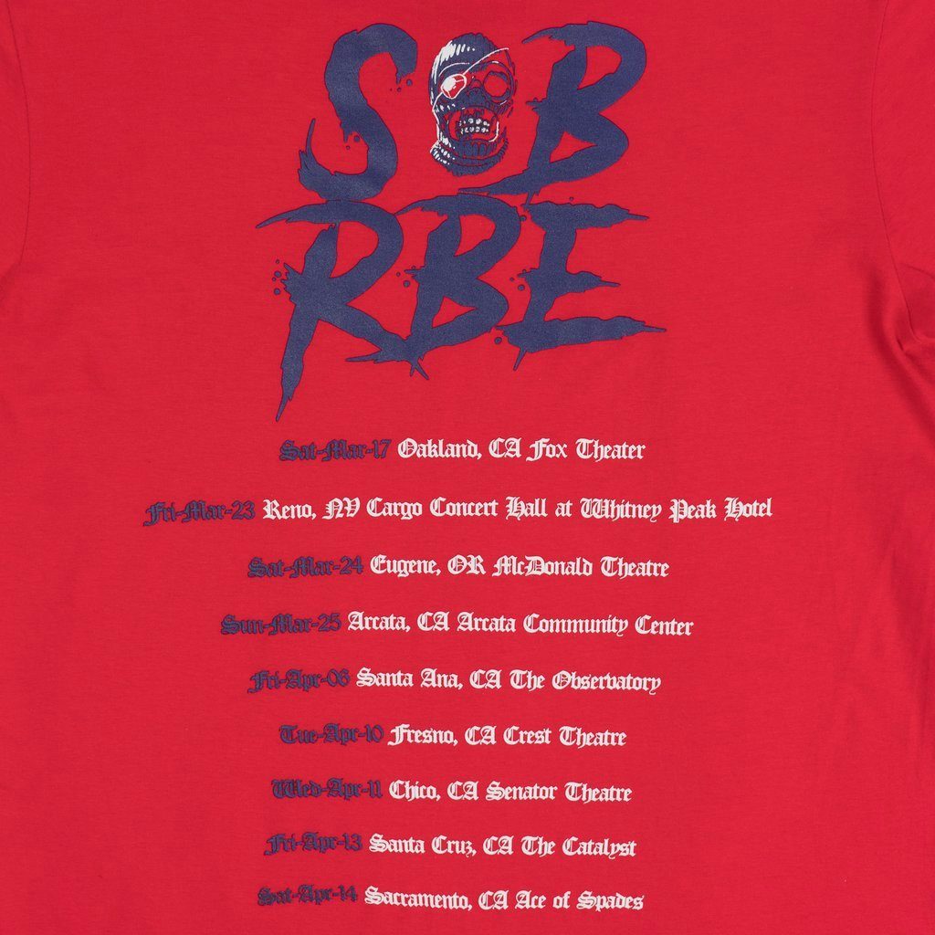 SOB X RBE TOUR TEE - RED
