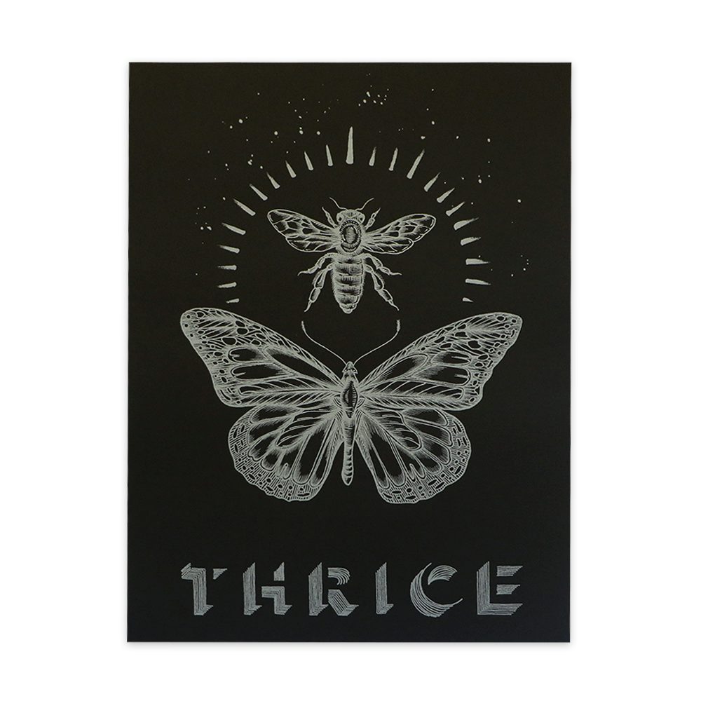 Thrice BUTTERFLY POSTER