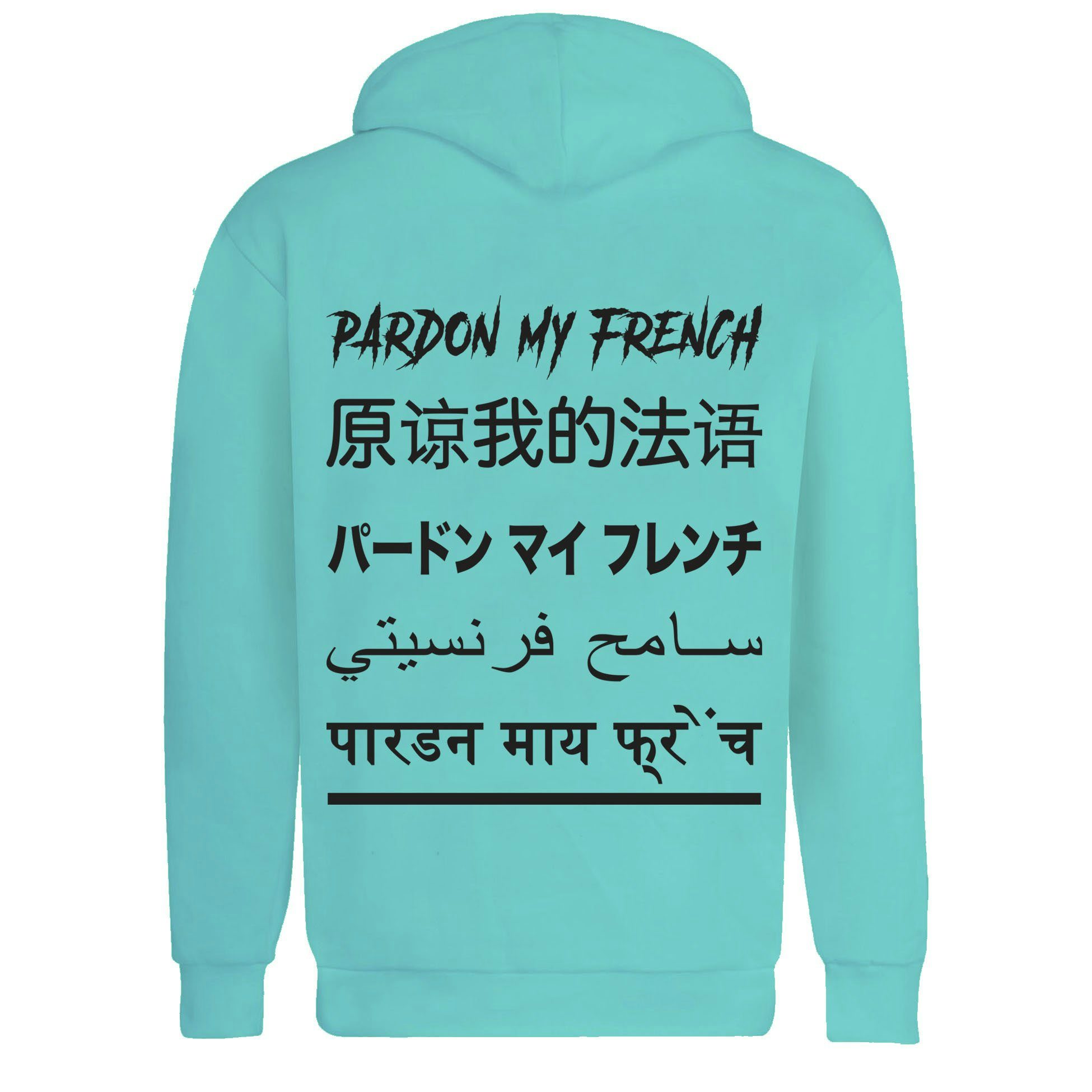 DJ Snake HOODIE TURQUOISE WORLD SPEAK