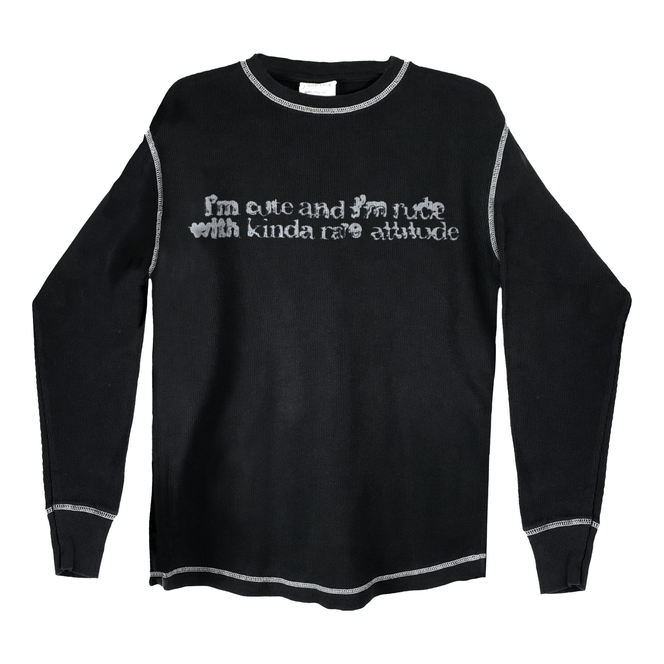 Charli XCX Cute & Rude Thermal Long Sleeve