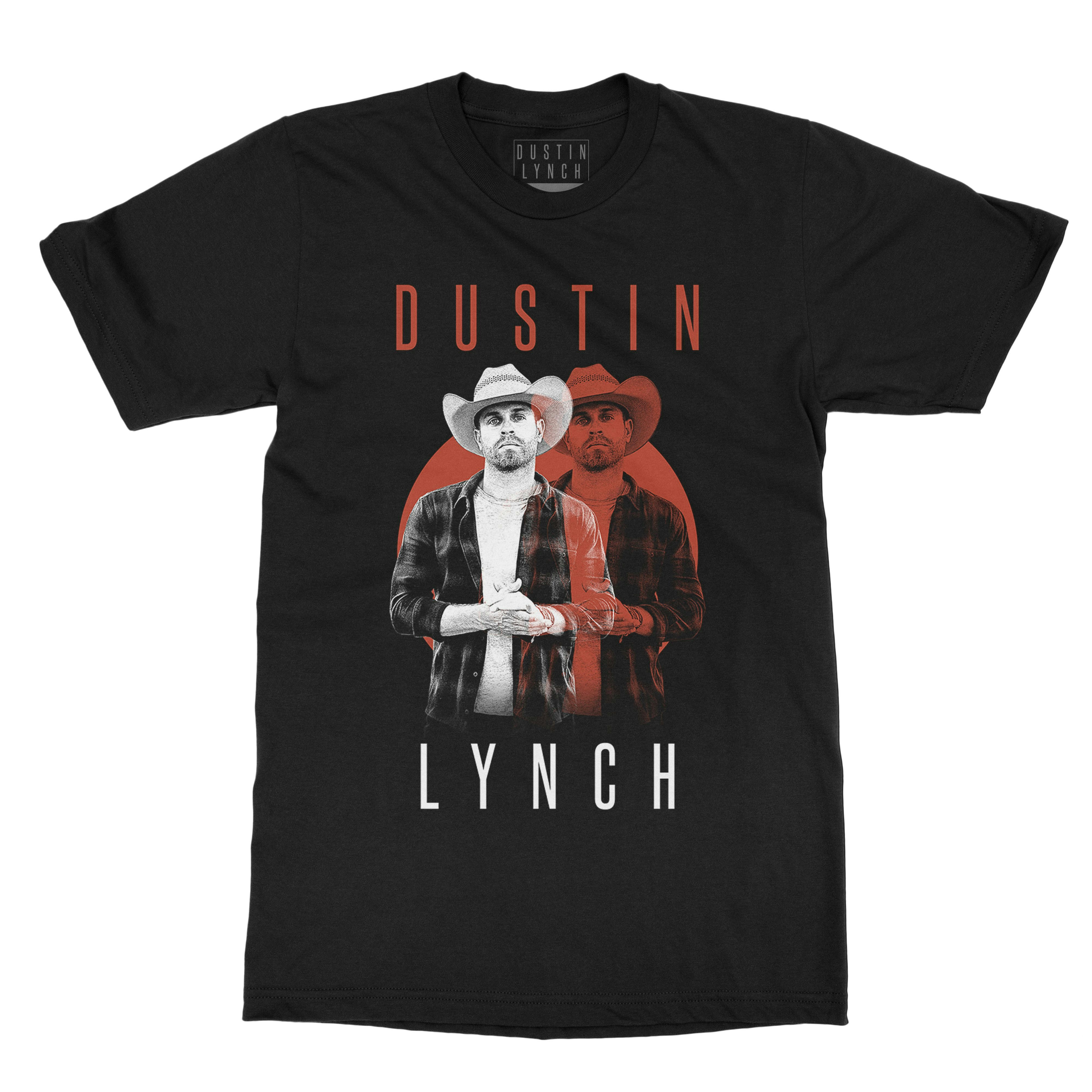 Dustin Lynch Black Photo Dateback Tour T-Shirt