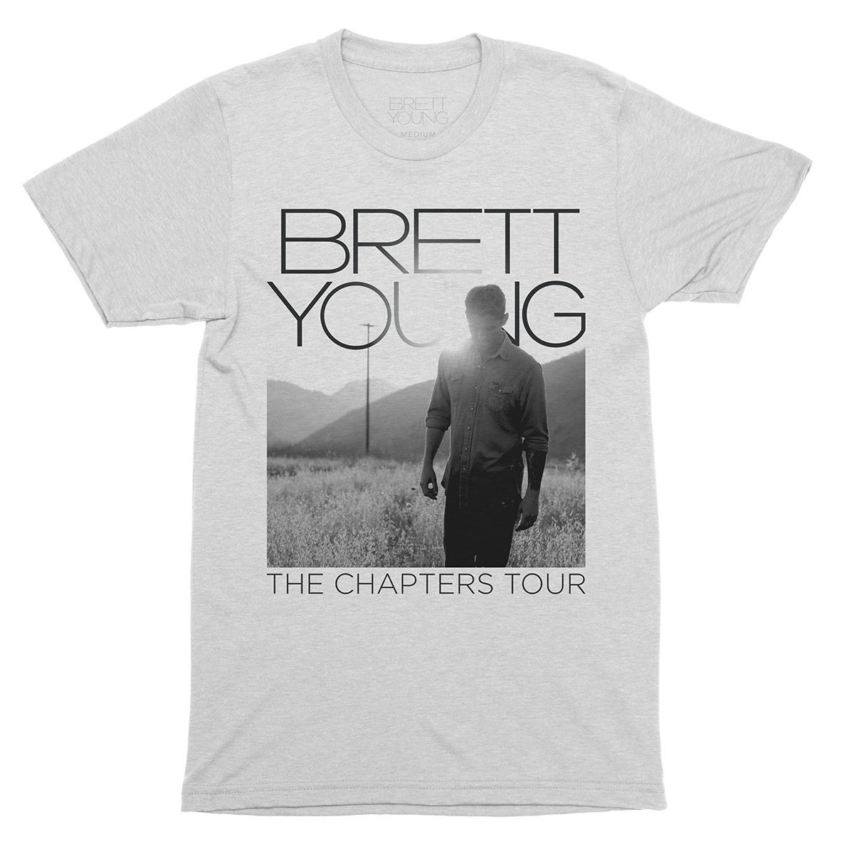 Brett Young Chapters Tour Photo Dateback T-shirt