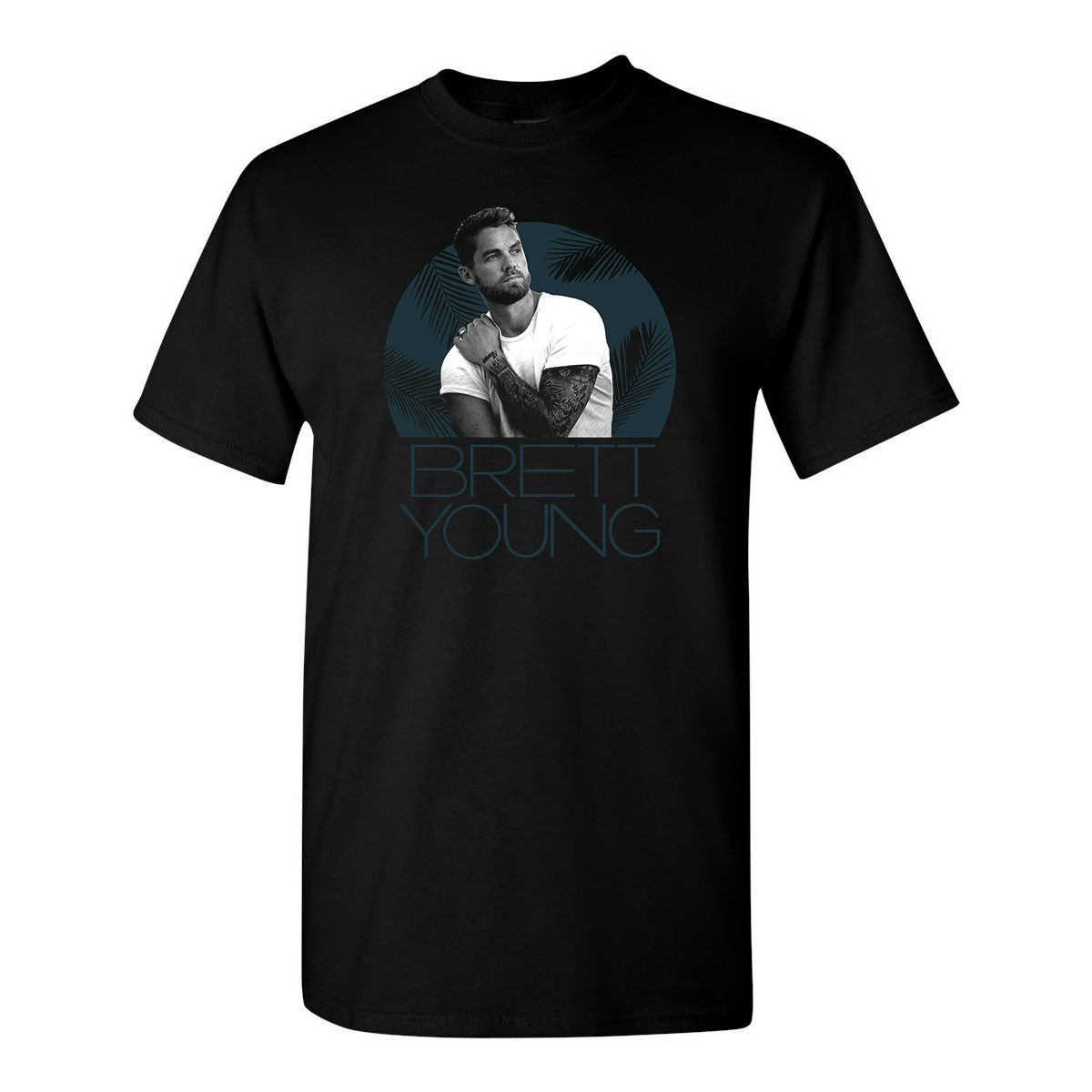 Brett Young The Weekends Tour Palm Dateback T-Shirt