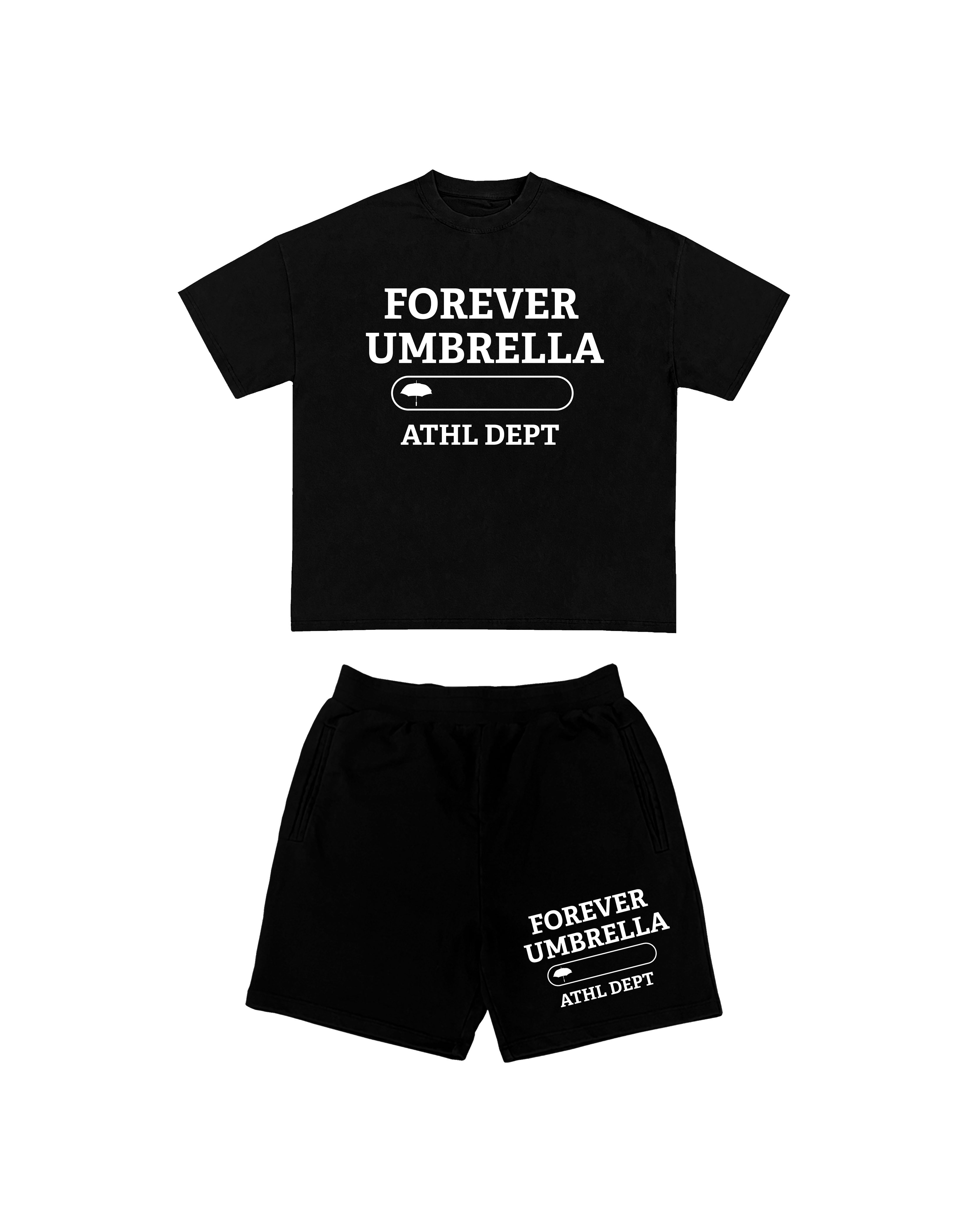 Tory Lanez Forever Umbrella Athletic Dept shirt and shorts set