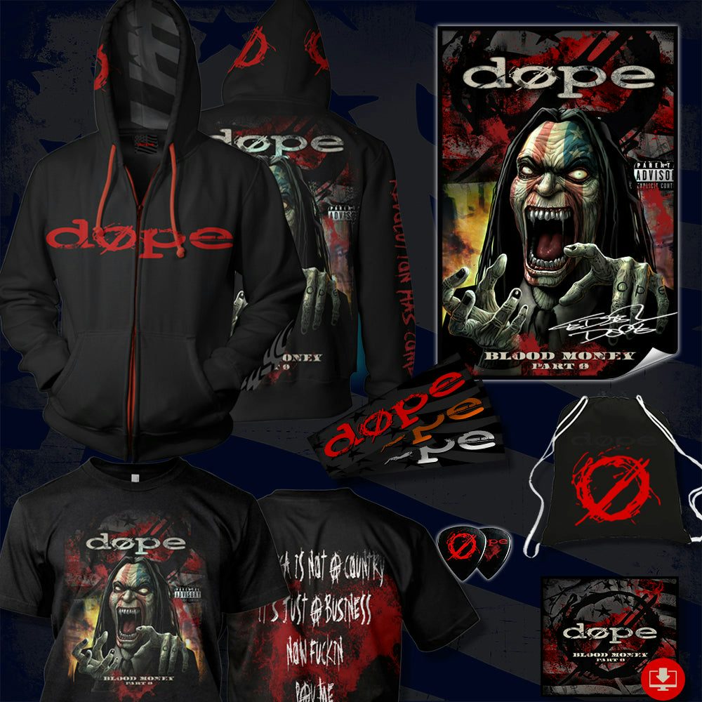 Dope Blood Money Part Zer0 Digital Download & Shirt & Hoodie Bundle