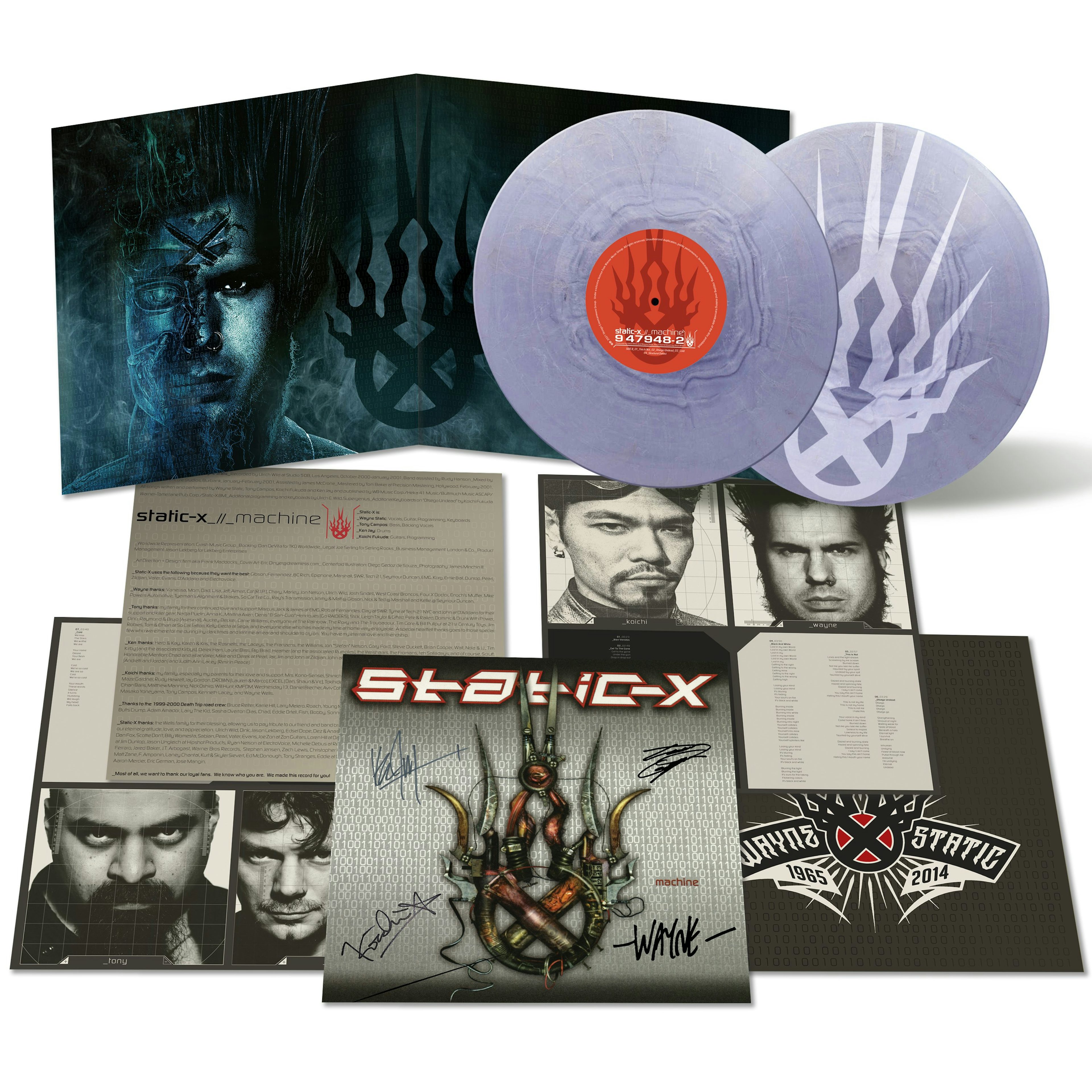 Static-X Machine (20th Anniversary Edition) Signed Vinyl