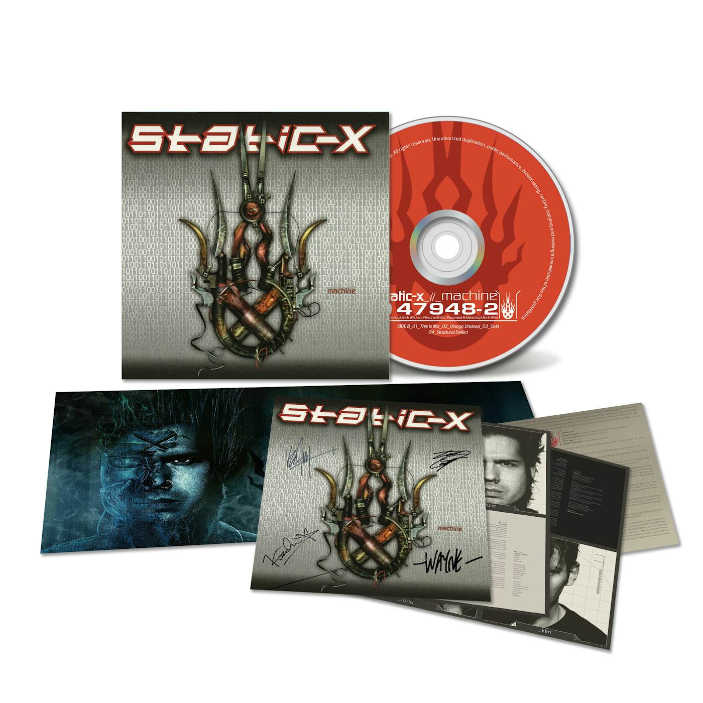 Static-X Machine (20th Anniversary Edition) Signed Digipack CD
