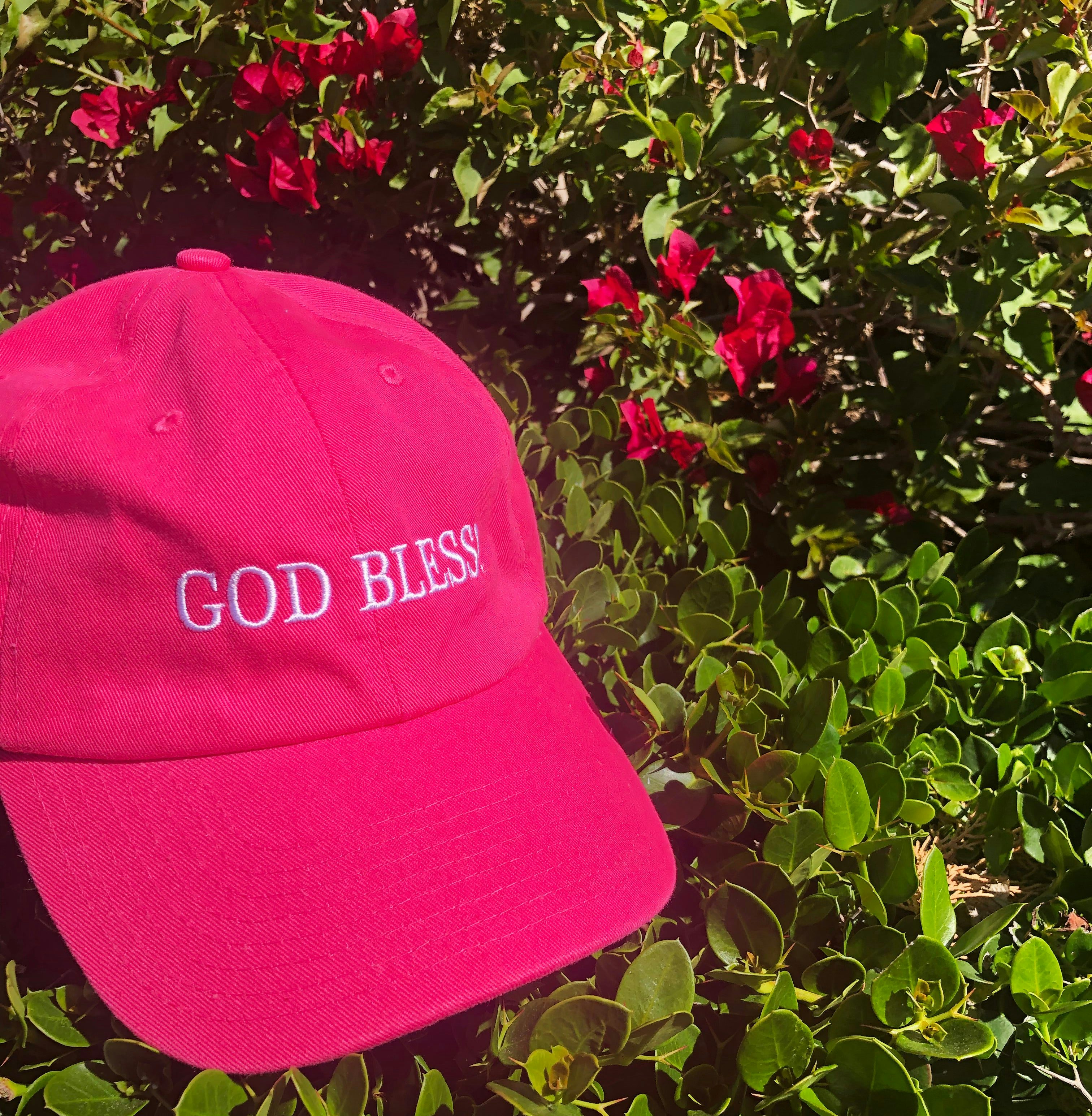 An0maly Pink God Bless! Hat