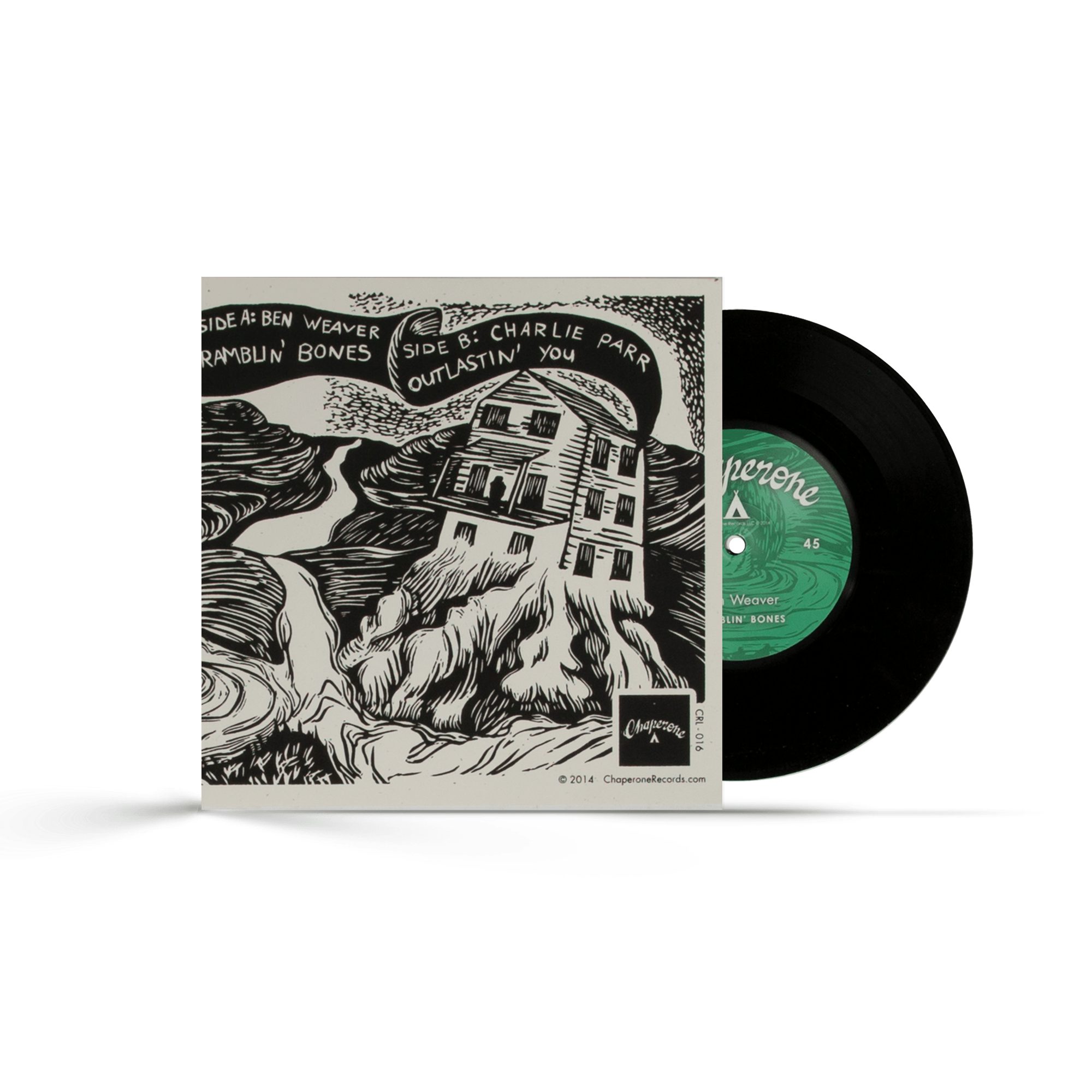 Charlie Parr / Ben Weaver Split 7" (Vinyl)