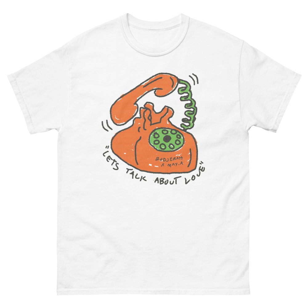 Budjerah Talk Tee (White)